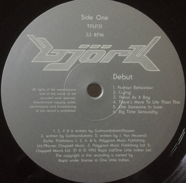 Bjork – Debut - Sealed! – Vinyl Pursuit Inc