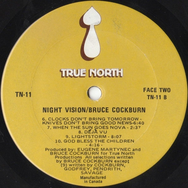Bruce Cockburn – Night Vision – Vinyl Pursuit Inc