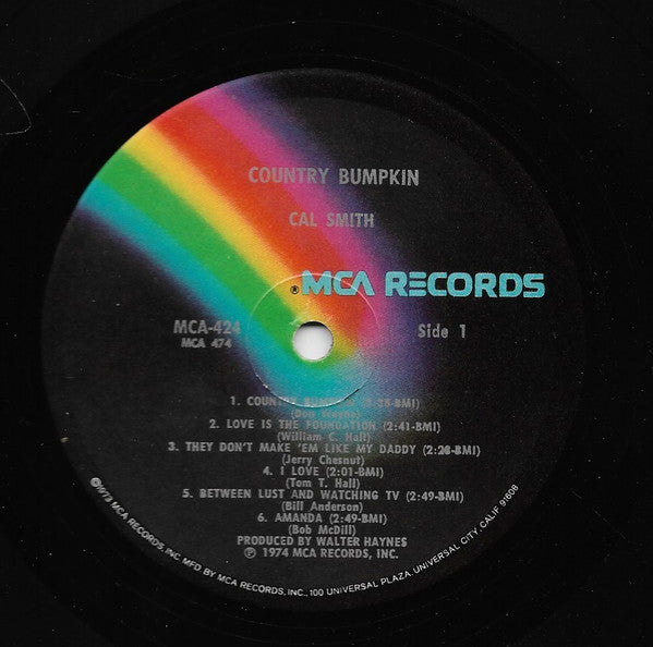 Cal Smith – Country Bumpkin US Pressing - Vinyl Pursuit Inc