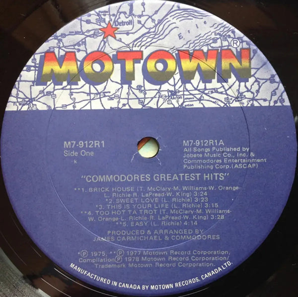 Commodores – Greatest Hits – Vinyl Pursuit Inc