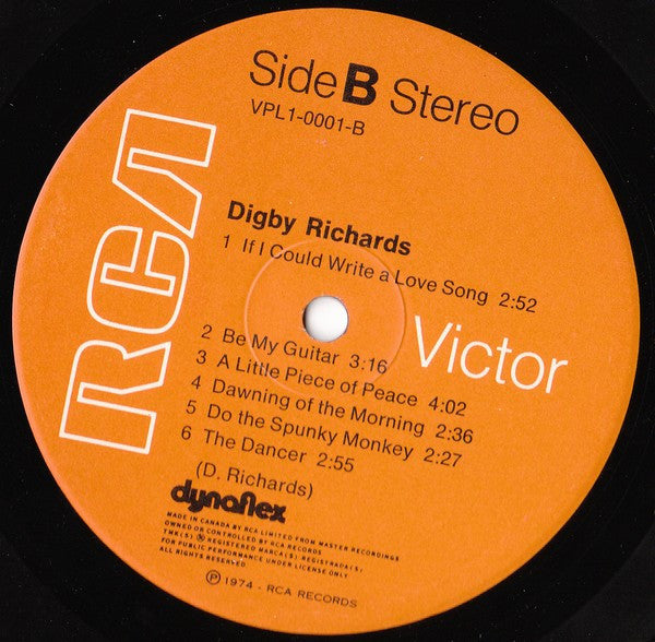 Digby Richards – Digby Richards - Vinyl Pursuit Inc