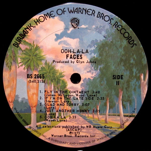 Faces – Ooh La La US Pressing – Vinyl Pursuit Inc