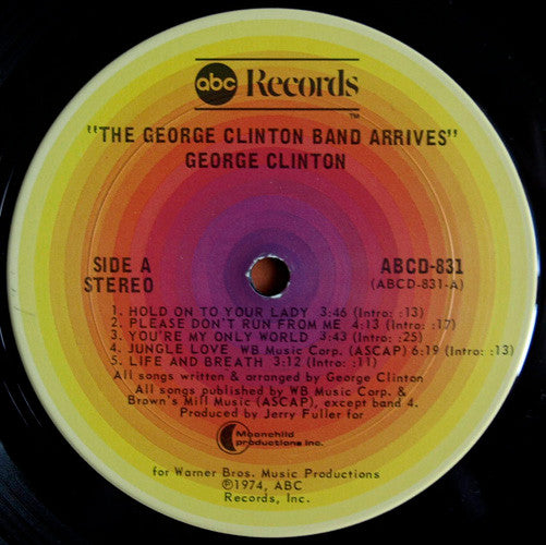 George Clinton – The George Clinton Band Arrives US Pressing – Vinyl ...