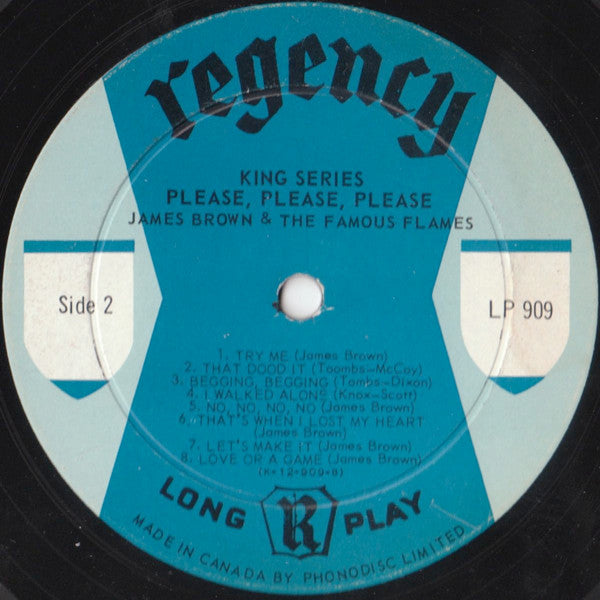 James Brown And His Famous Flames – Please Please Please - Vinyl ...