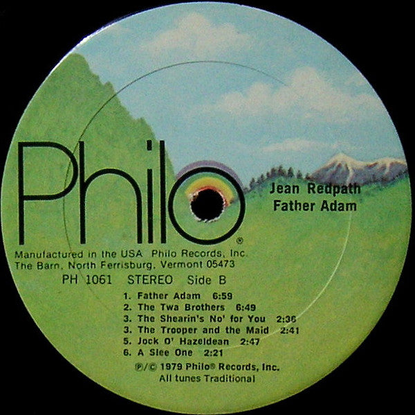 Jean Redpath With Abby Newton – Father Adam US Pressing - Vinyl – Vinyl ...