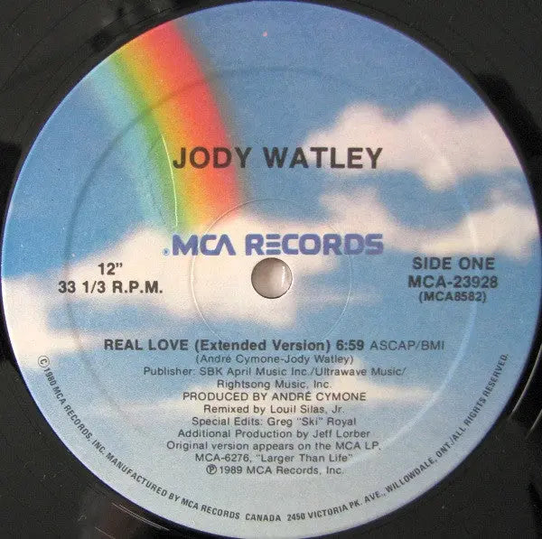 Jody Watley – Real Love (Extended Version) - 1989 Original – Vinyl ...