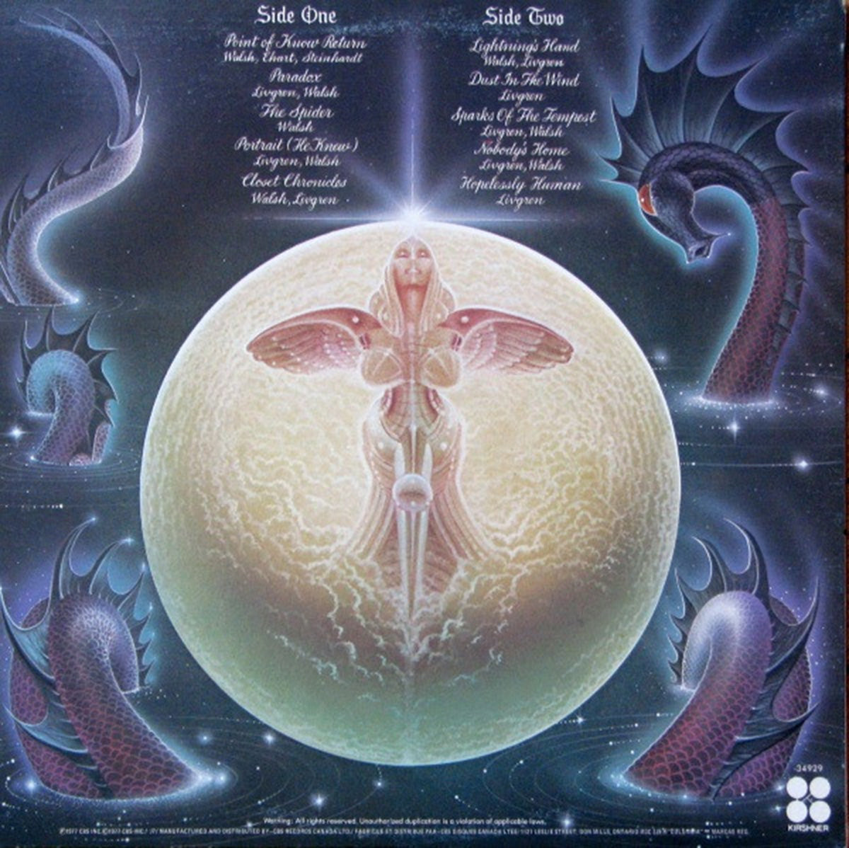 Kansas – Point Of Know Return - 1977 – Vinyl Pursuit Inc Kansas – Point Of Know Return - 1977 – Vinyl Pursuit Inc