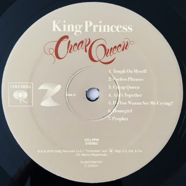 King Princess – Cheap Queen - Original US Pressing – Vinyl Pursuit Inc