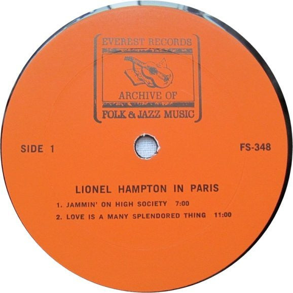 Lionel Hampton – Lionel Hampton In Paris - 1981 MONO US Pessing – Vinyl ...