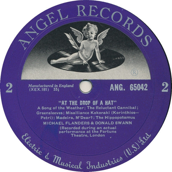 Michael Flanders And Donald Swann – At The Drop – Vinyl Pursuit Inc