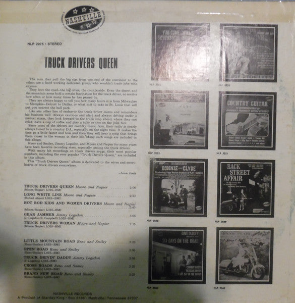 Moore & Napier, Jimmy Logsdon, Reno & Smiley – Truck Drivers Queen ...