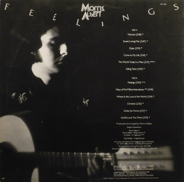 Morris Albert – Feelings – Vinyl Pursuit Inc
