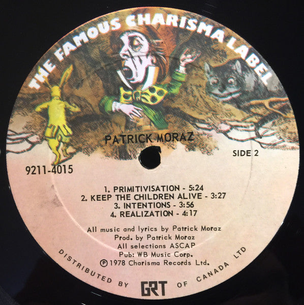 Patrick Moraz Patrick Moraz Vinyl Pursuit Inc