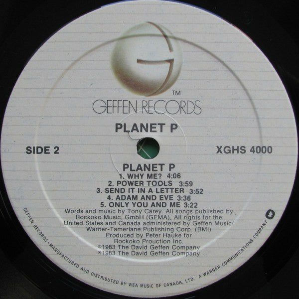 Planet P – Planet P - 1983 Original! – Vinyl Pursuit Inc
