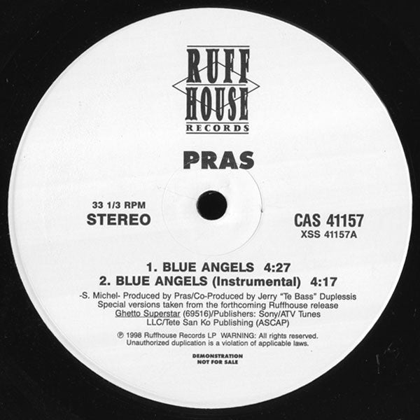 Pras – Blue Angels US Pressing – Vinyl Pursuit Inc