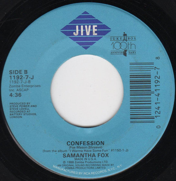 Samantha Fox – I Only Wanna Be With You US Pressing – Vinyl Pursuit Inc