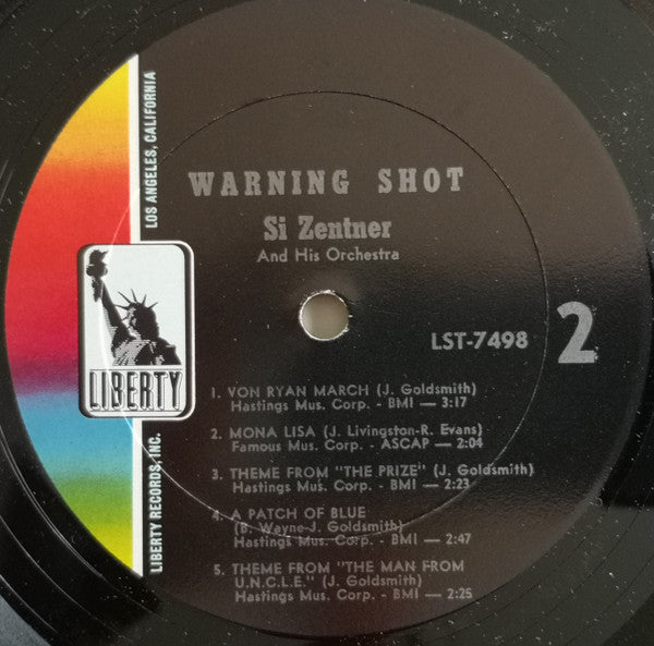 Si Zentner – Warning Shot US Pressing - Vinyl Pursuit Inc