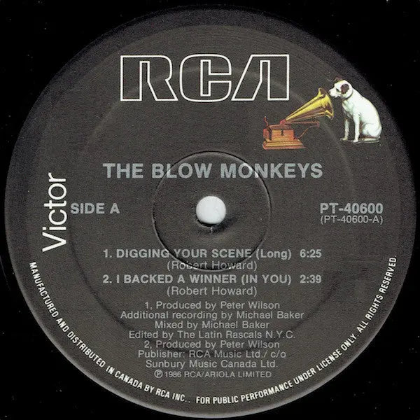 The Blow Monkeys – Digging Your Scene - 1986 Original Pressing – Vinyl ...