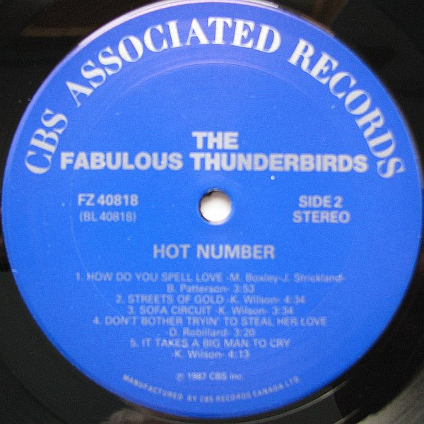 The Fabulous Thunderbirds – Hot Number – Vinyl Pursuit Inc