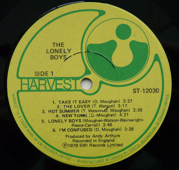 The Lonely Boys – The Lonely Boys - 1980 Original! - Vinyl Pursuit Inc