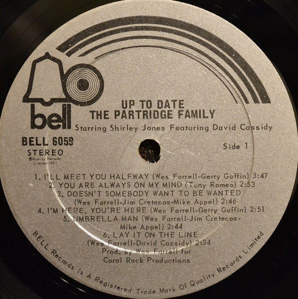 The Partridge Family Starring Shirley Jones - 1971! – Vinyl Pursuit Inc