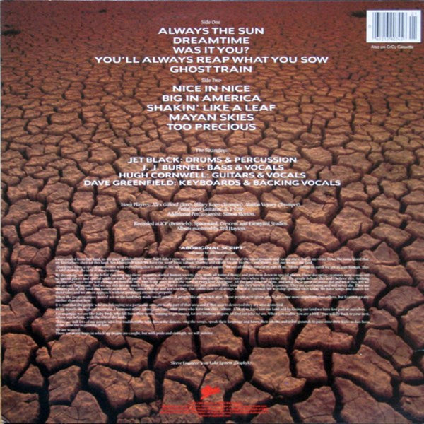 The Stranglers – Dreamtime - 1986 – Vinyl Pursuit Inc