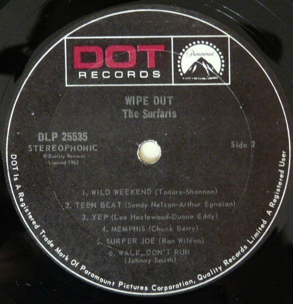 The Surfaris – Wipe Out - Vinyl Pursuit Inc