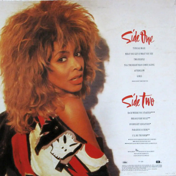 Tina Turner – Break Every Rule - 1986 – Vinyl Pursuit Inc