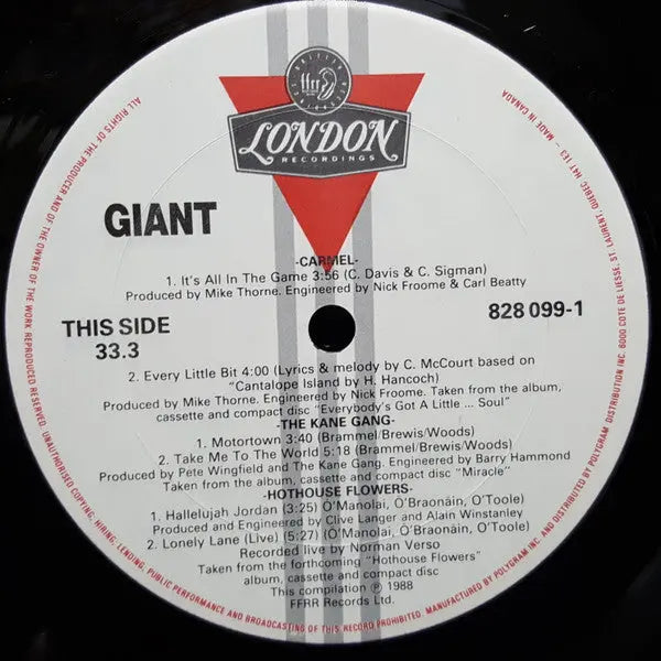 Giant - 1988 Original Pressing - Sealed! - Vinyl Pursuit Inc