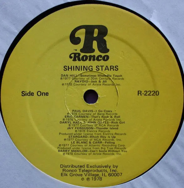 Shining Stars Compilation - 1978 US Original – Vinyl Pursuit Inc