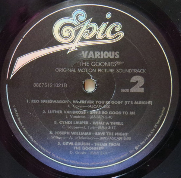 Various – The Goonies - Original Motion Picture Soundtrack US 2015 Pre ...