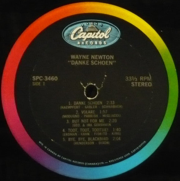 Wayne Newton – Danke Schoen – Vinyl Pursuit Inc