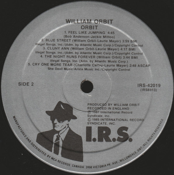 William Orbit – Orbit – Vinyl Pursuit Inc