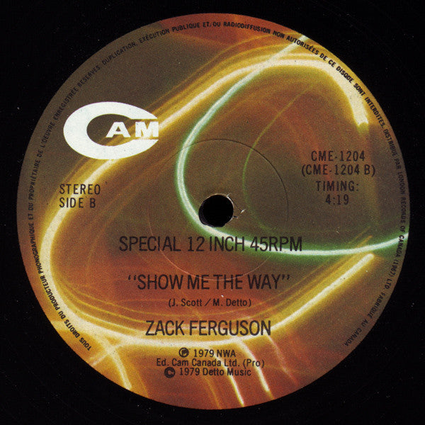 Zack Ferguson – Aa Aa Uu Aa Ee - 1979 Original Pressing - 1979 Sealed ...