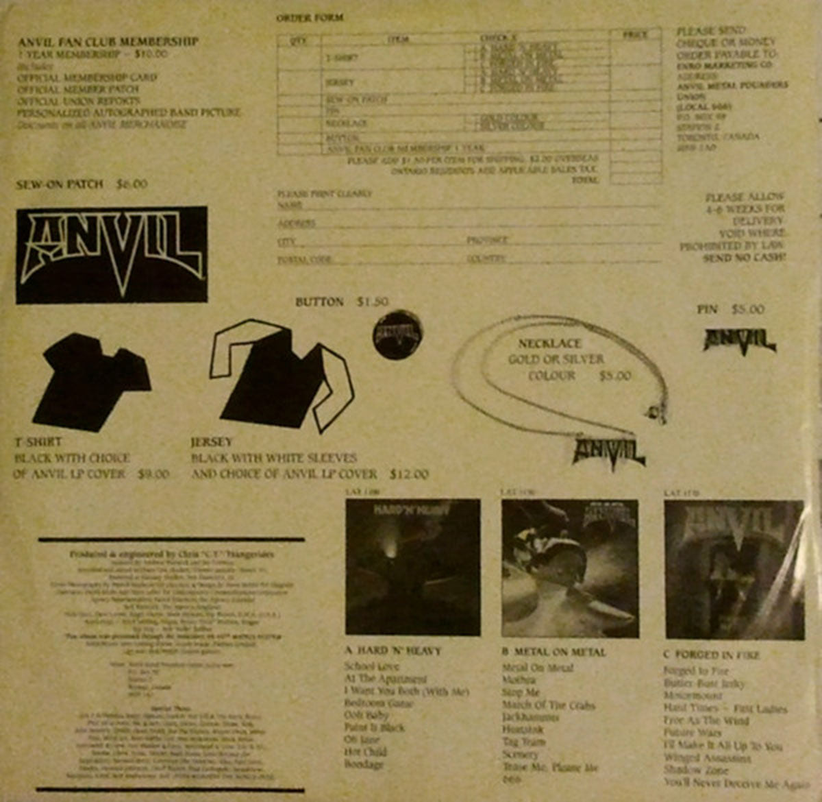 Anvil Band Forged In Fire