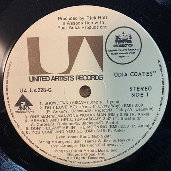 Odia Coates – Odia Coates – Vinyl Pursuit Inc