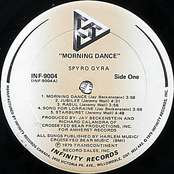 Spyro Gyra – Morning Dance - US Pressing – Vinyl Pursuit Inc