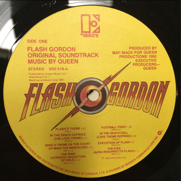 Queen - Flash Gordon - Original Movie Soundtrack with Poster, in Shrin ...