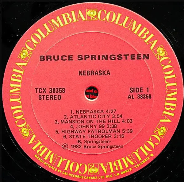 Bruce Springsteen - Nebraska - 1982 - Vinyl Pursuit Inc