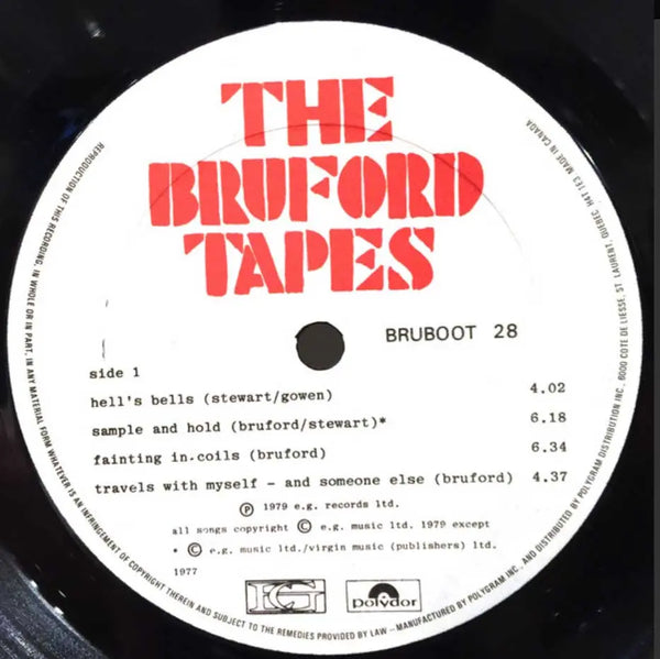 Bruford - The Bruford Tapes - 1979 – Vinyl Pursuit Inc