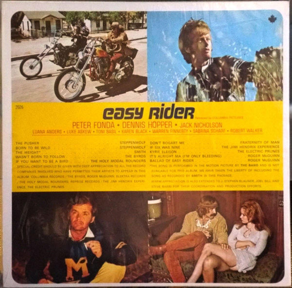 Easy Rider - Movie Soundtrack - 1970 Original! – Vinyl Pursuit Inc