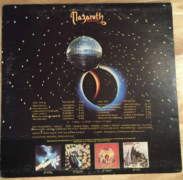 Nazareth ‎– Greatest Hits – Vinyl Pursuit Inc