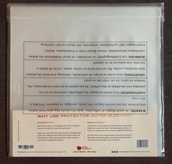 Vinyl Record Outer Sleeves 12 inch – Vinyl Pursuit Inc