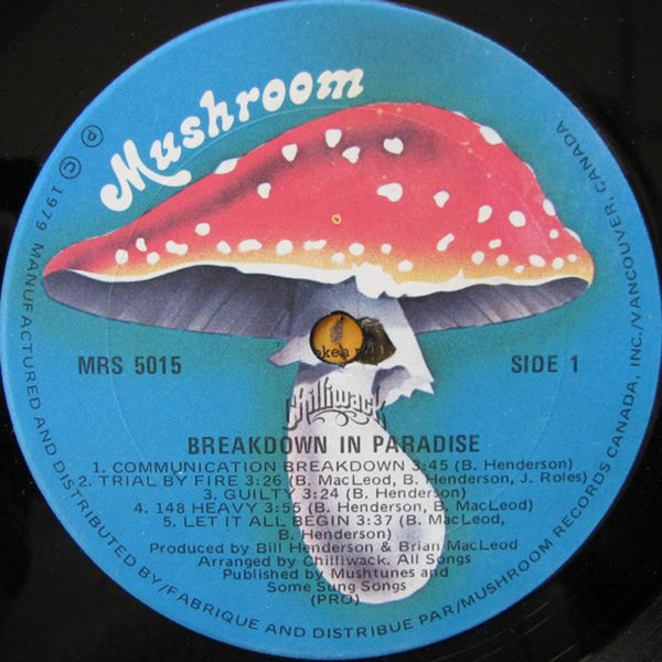 Chilliwack ‎– Breakdown In Paradise - 1983 Original – Vinyl Pursuit Inc