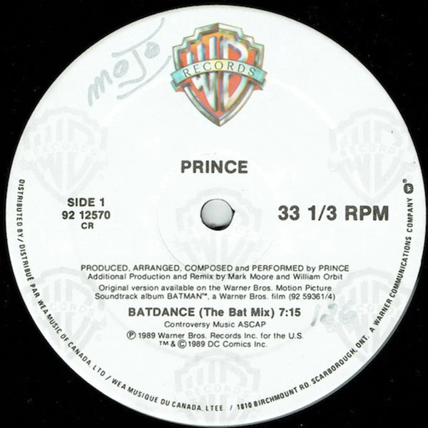 Prince ‎– Batdance - 1989 Original – Vinyl Pursuit Inc