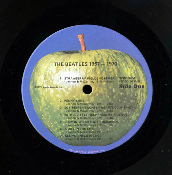 The Beatles ‎– 1967-1970 - Apple Labels, 1973 Original – Vinyl Pursuit Inc