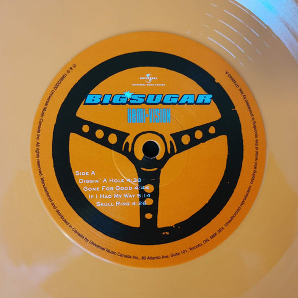 Big Sugar – Hemi-Vision - GREEN / ORANGE VINYL - Vinyl Pursuit Inc