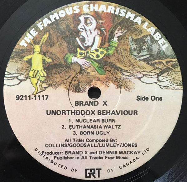 Brand X – Unorthodox Behaviour – Vinyl Pursuit Inc