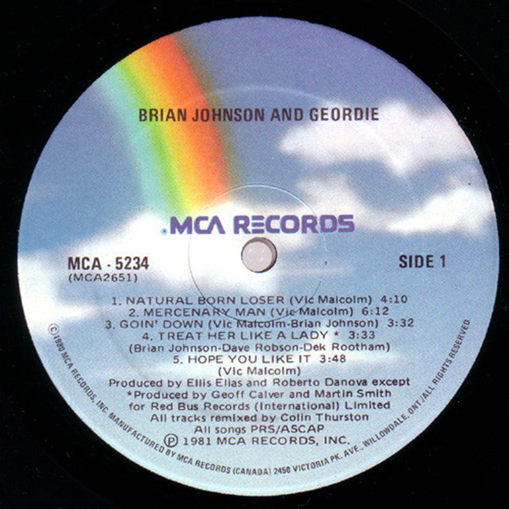 Brian Johnson And Geordie – Brian Johnson And Geordie - 1981 – Vinyl ... Brian Johnson And Geordie – Brian Johnson And Geordie - 1981 – Vinyl ...