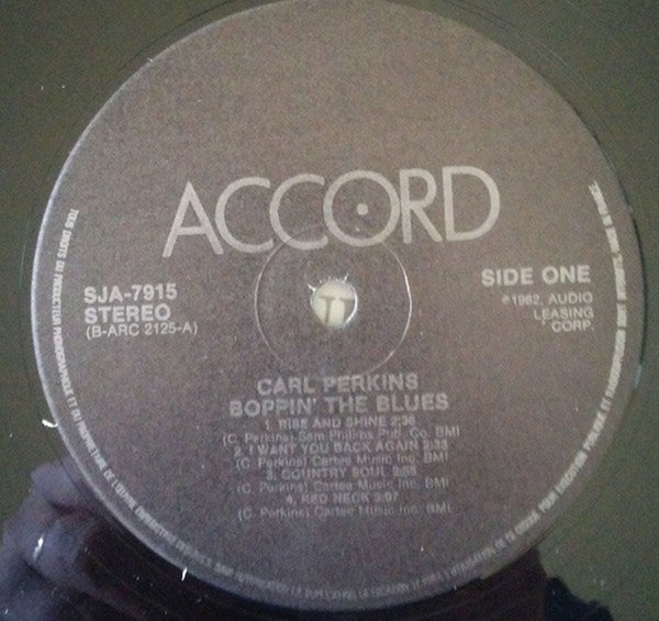 Carl Perkins – Boppin' The Blues - French Pressing – Vinyl Pursuit Inc